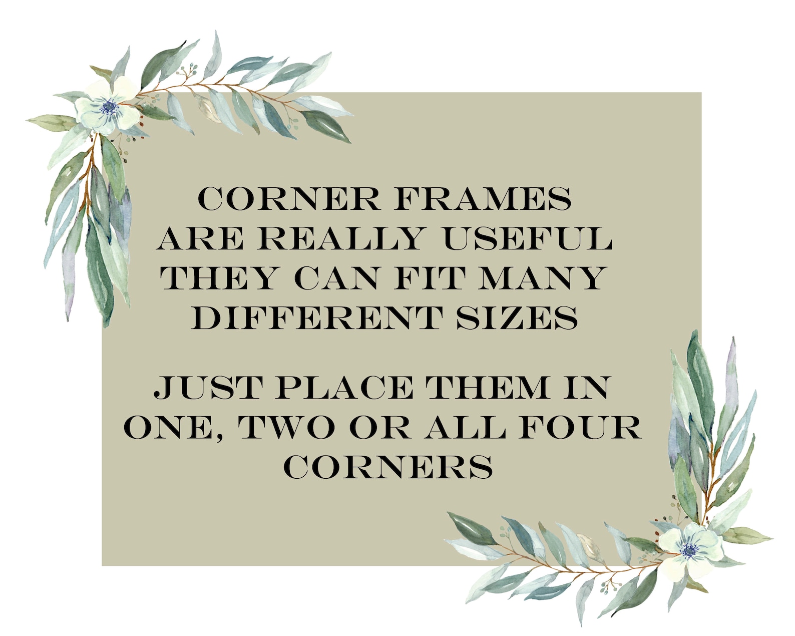 Eucalyptus Frames and Wreaths Greenery Wreath Clipart - Etsy