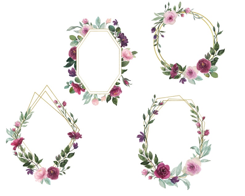 Blush and Burgundy Wreaths and Frames, Burgundy Wedding, Floral Designs ...