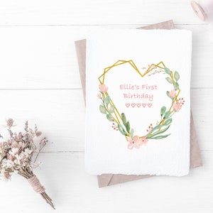 Pink and Gold Floral Frames, Geometric Gold Frames With Blush Pink ...