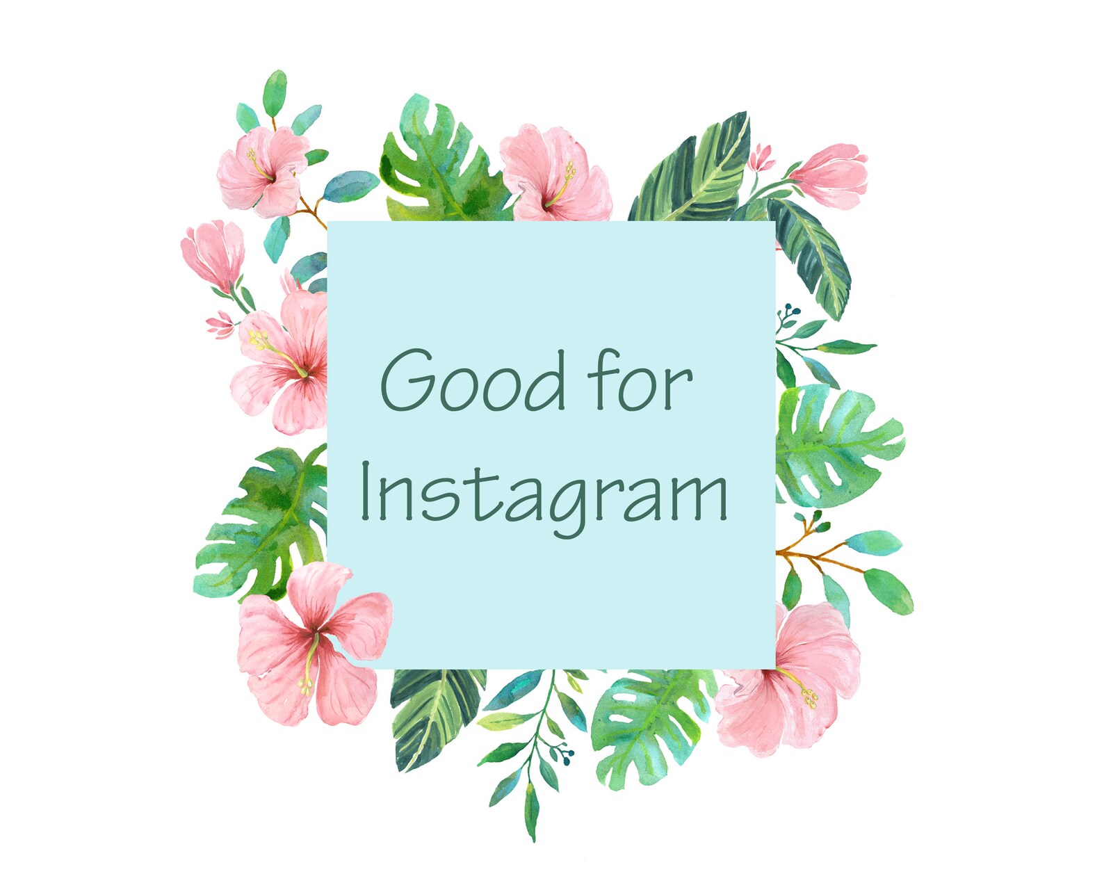 Tropical Island Frames and Wreaths Set 10 Floral Frames and - Etsy