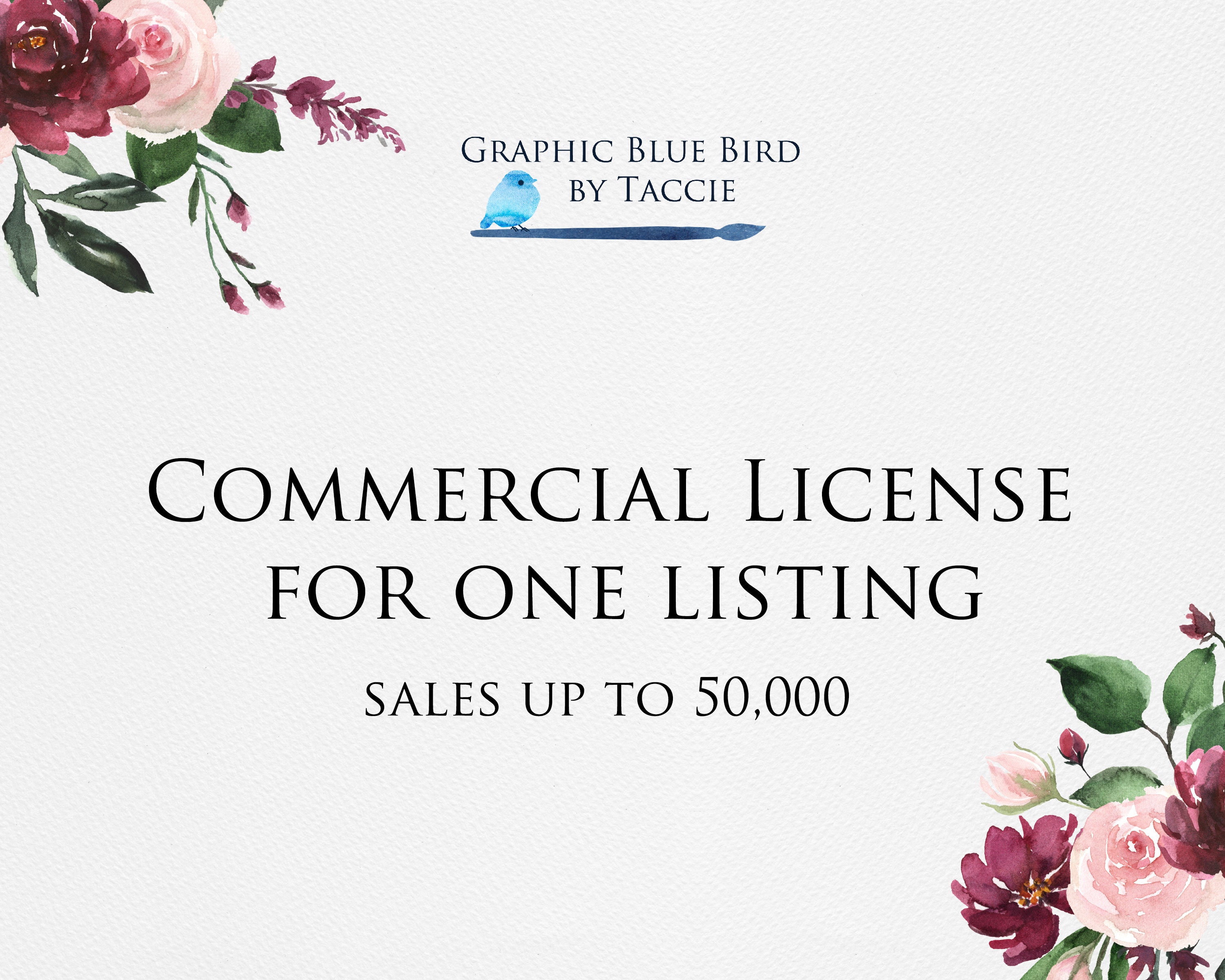 Commercial License for One Listing - Etsy