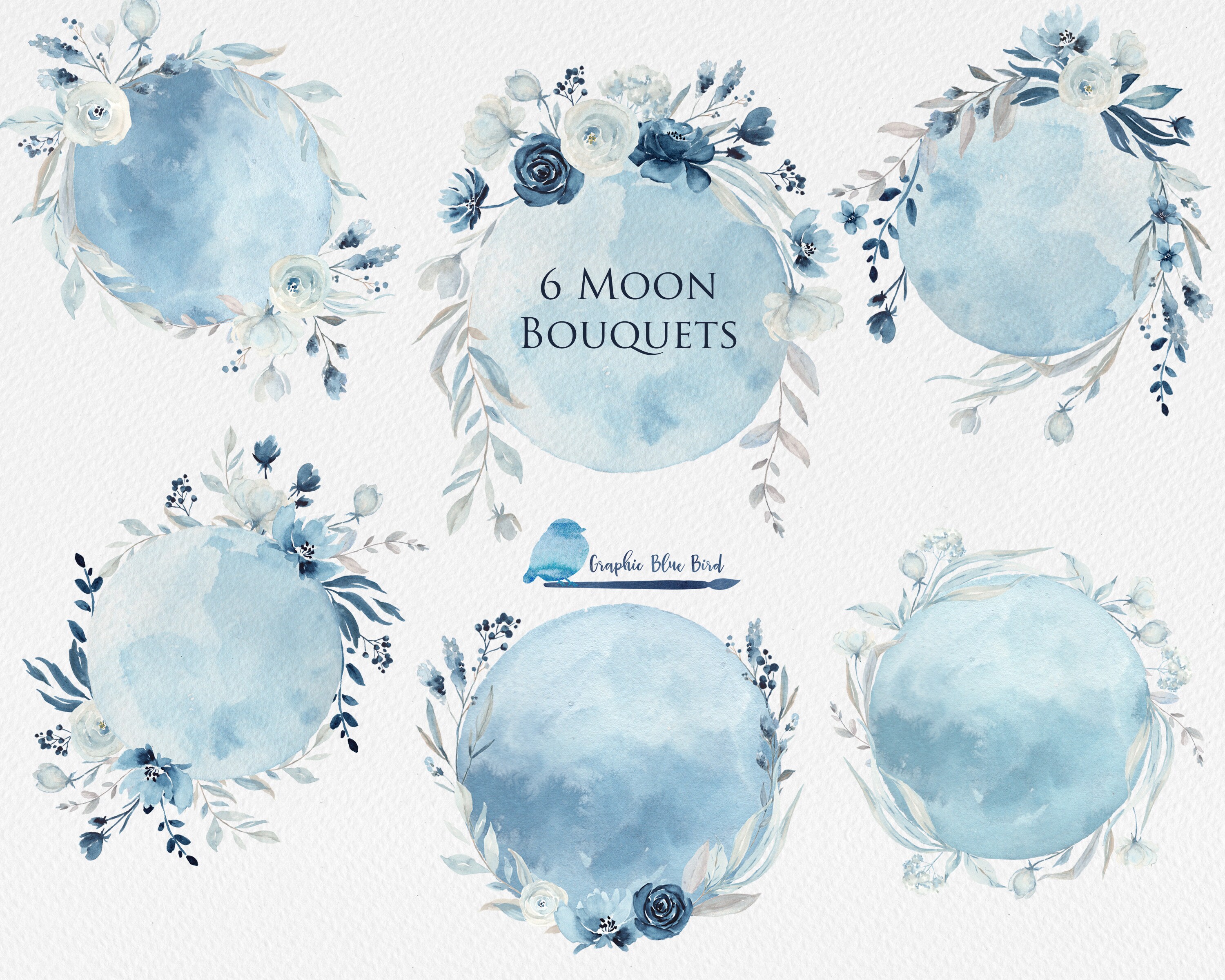 Large Bundle Moonlight Collection Huge Set of Blue and White | Etsy