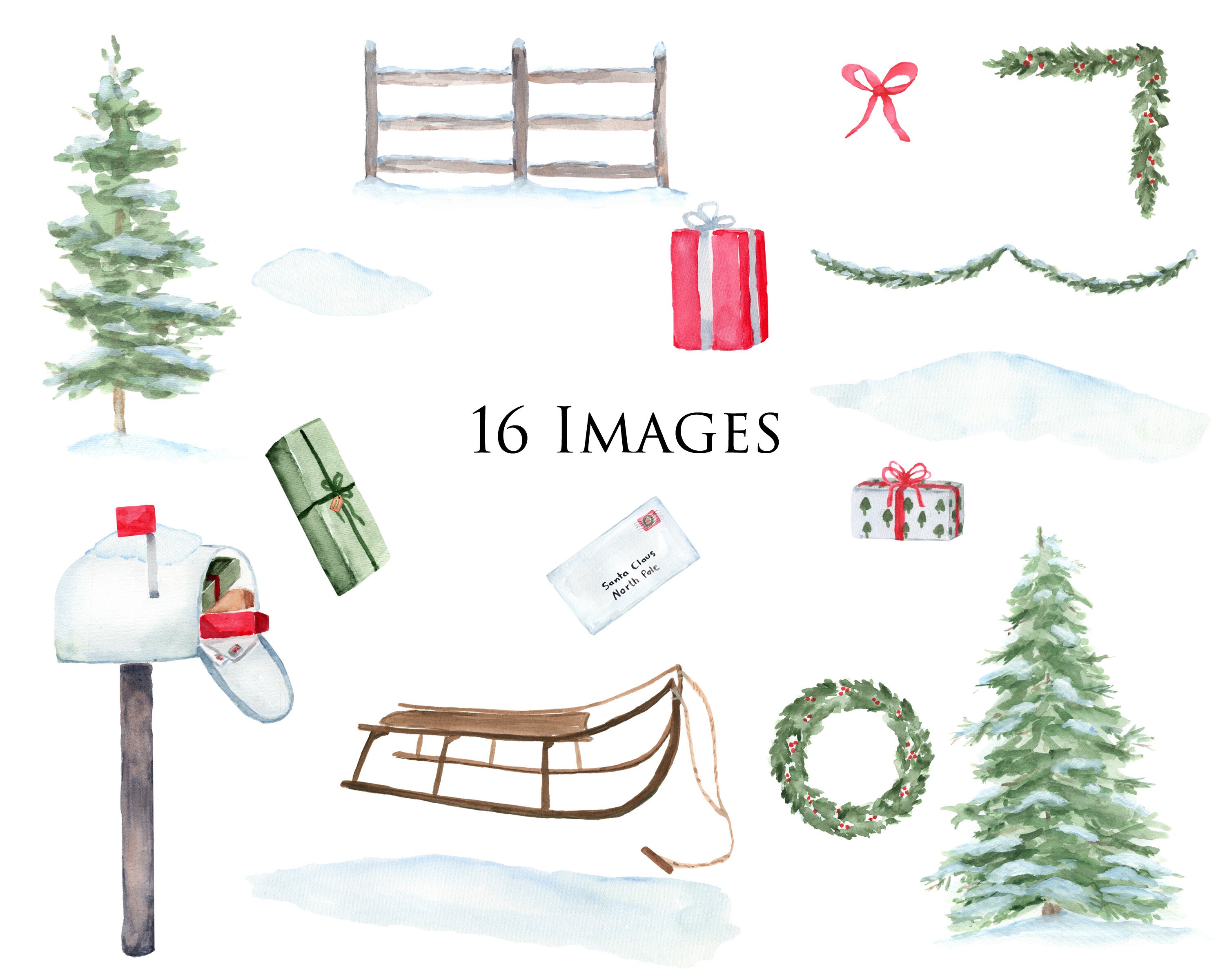 Christmas Mail Clipart
