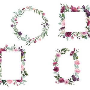 Blush and Burgundy Wreaths and Frames, Burgundy Wedding, Floral Designs ...