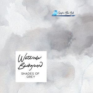 Watercolor Background, Shades of Grey, Watercolor Texture, Digital ...