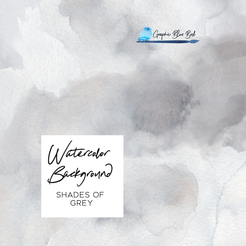 Grey Watercolor - Etsy