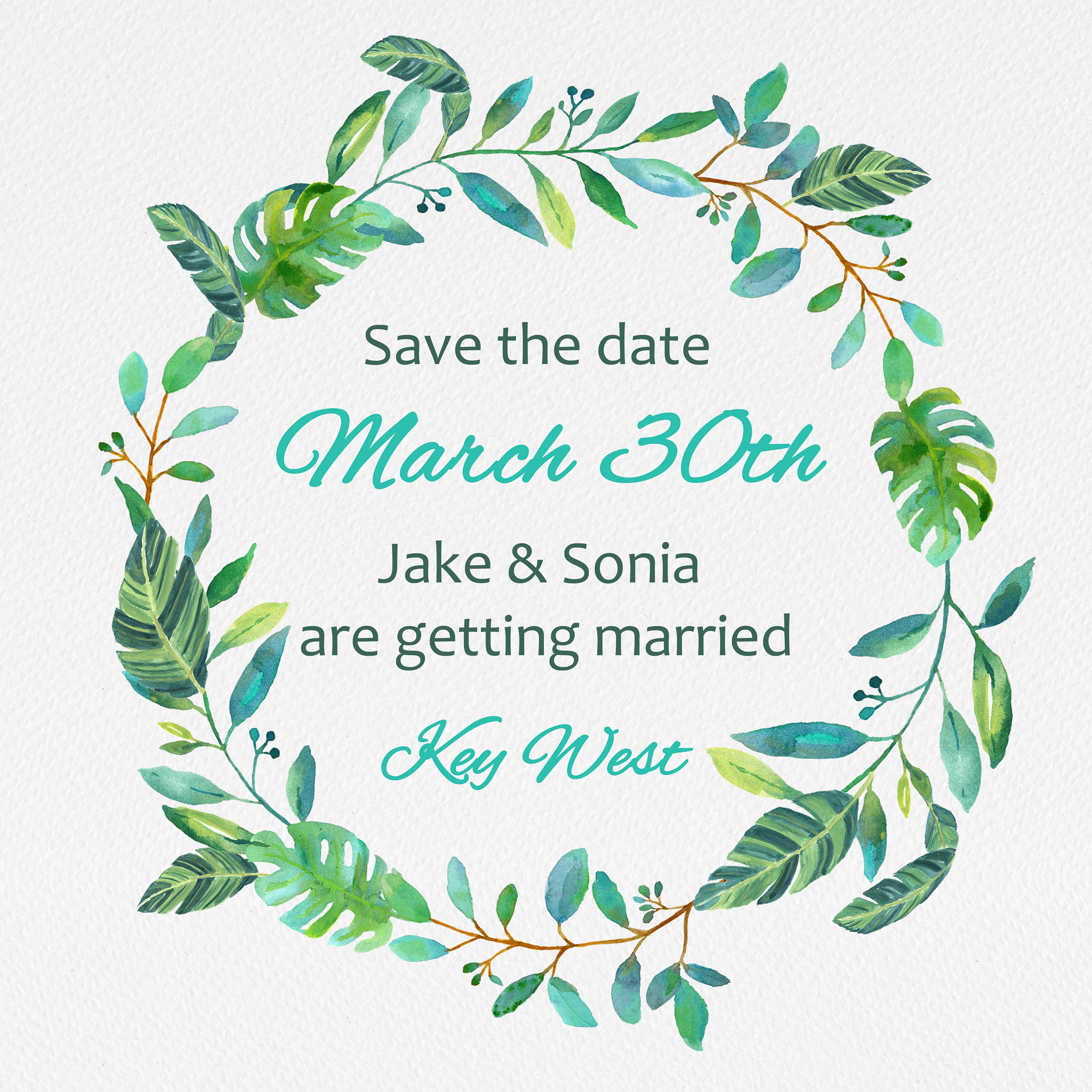 Tropical Island Frames and Wreaths Set 10 Floral Frames and - Etsy