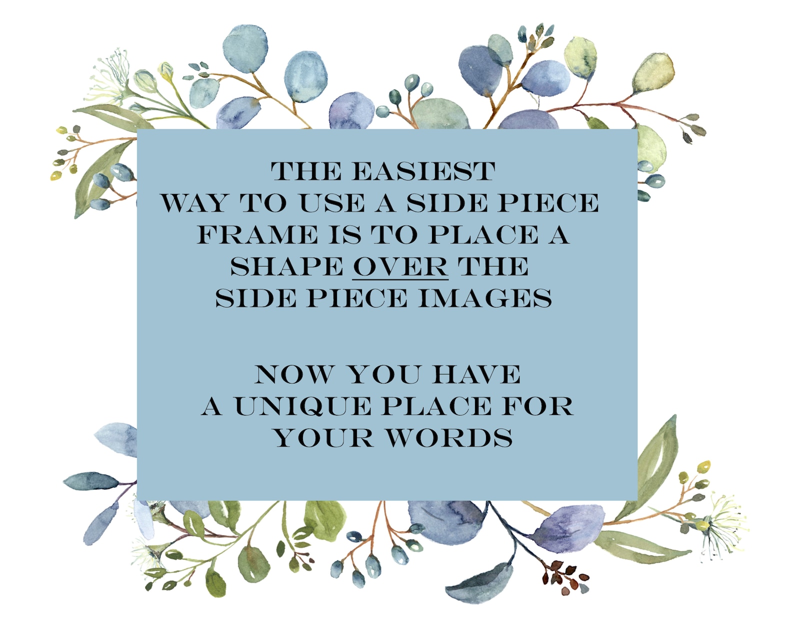 Eucalyptus Frames and Wreaths Greenery Wreath Clipart | Etsy