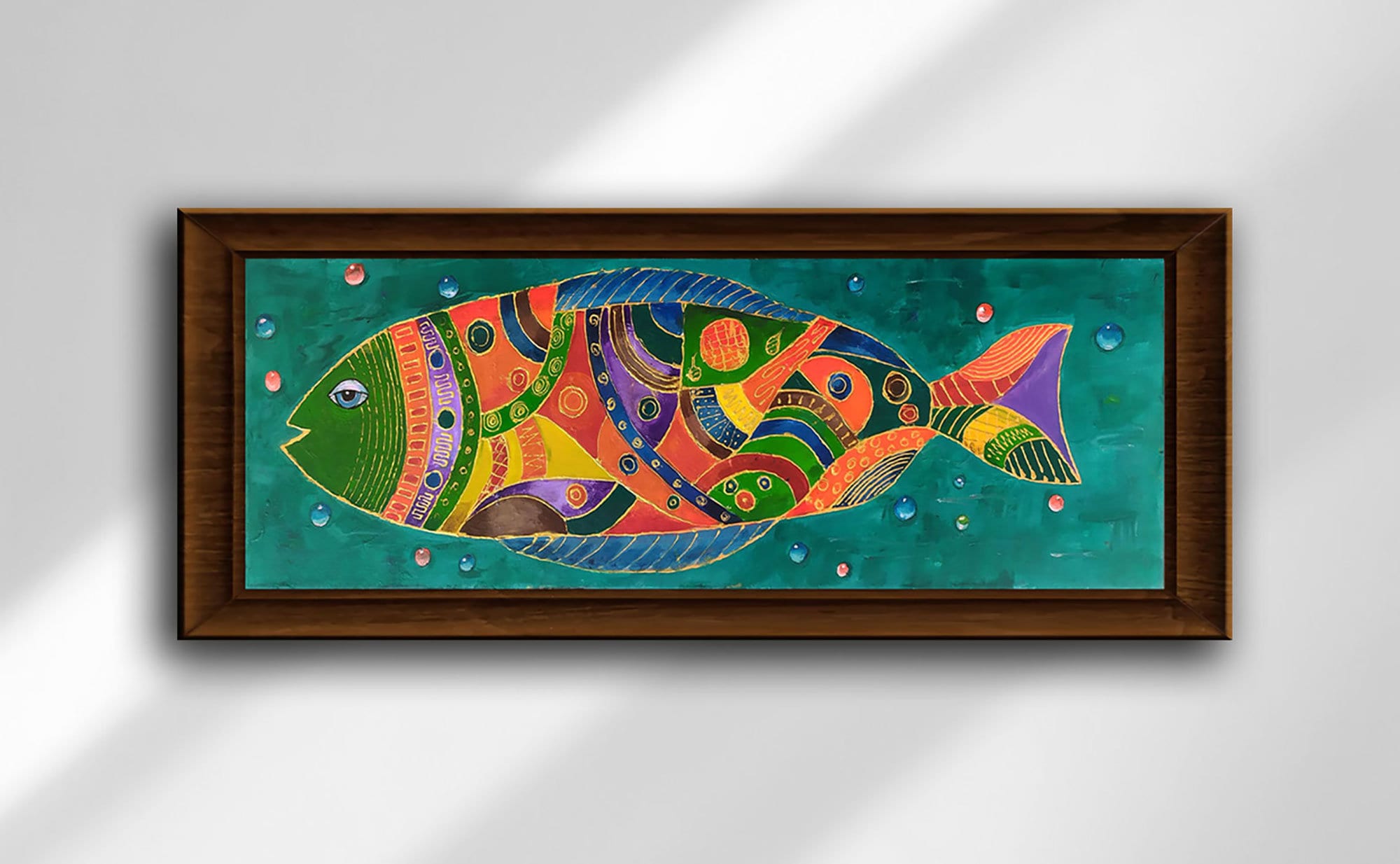 Fish Painting Fish Original Art MADE TO ORDER Fish Wall Art - Etsy