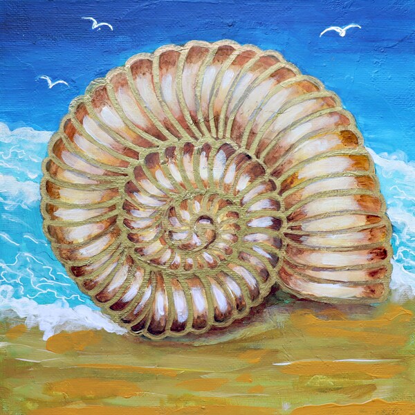 Shell Painting - Etsy