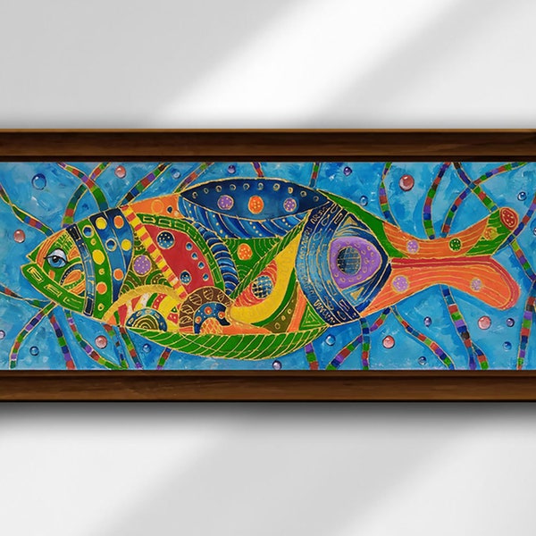 Fish Painting - Etsy