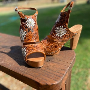 Custom Leather Heels - Etsy