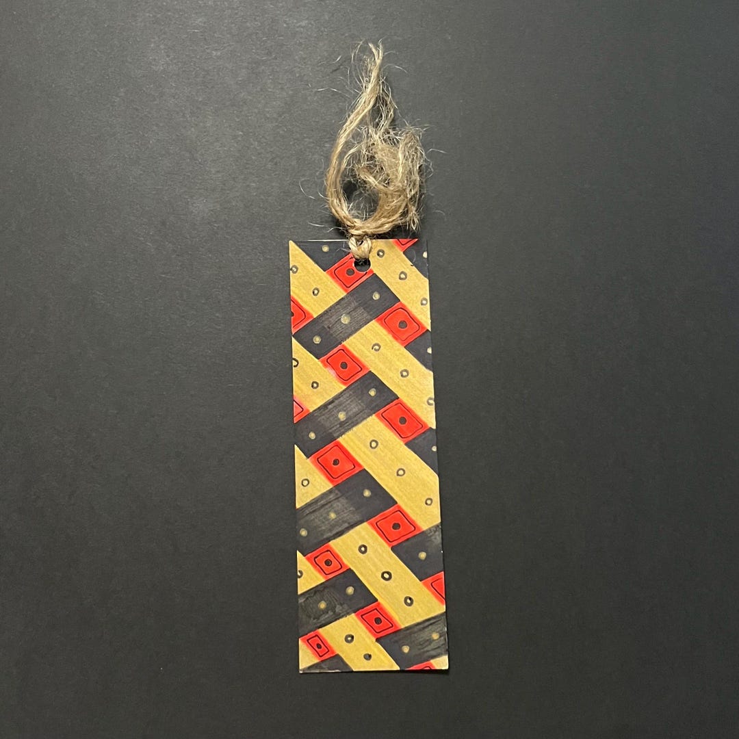 Hand-drawn Bookmark #1000 - Etsy