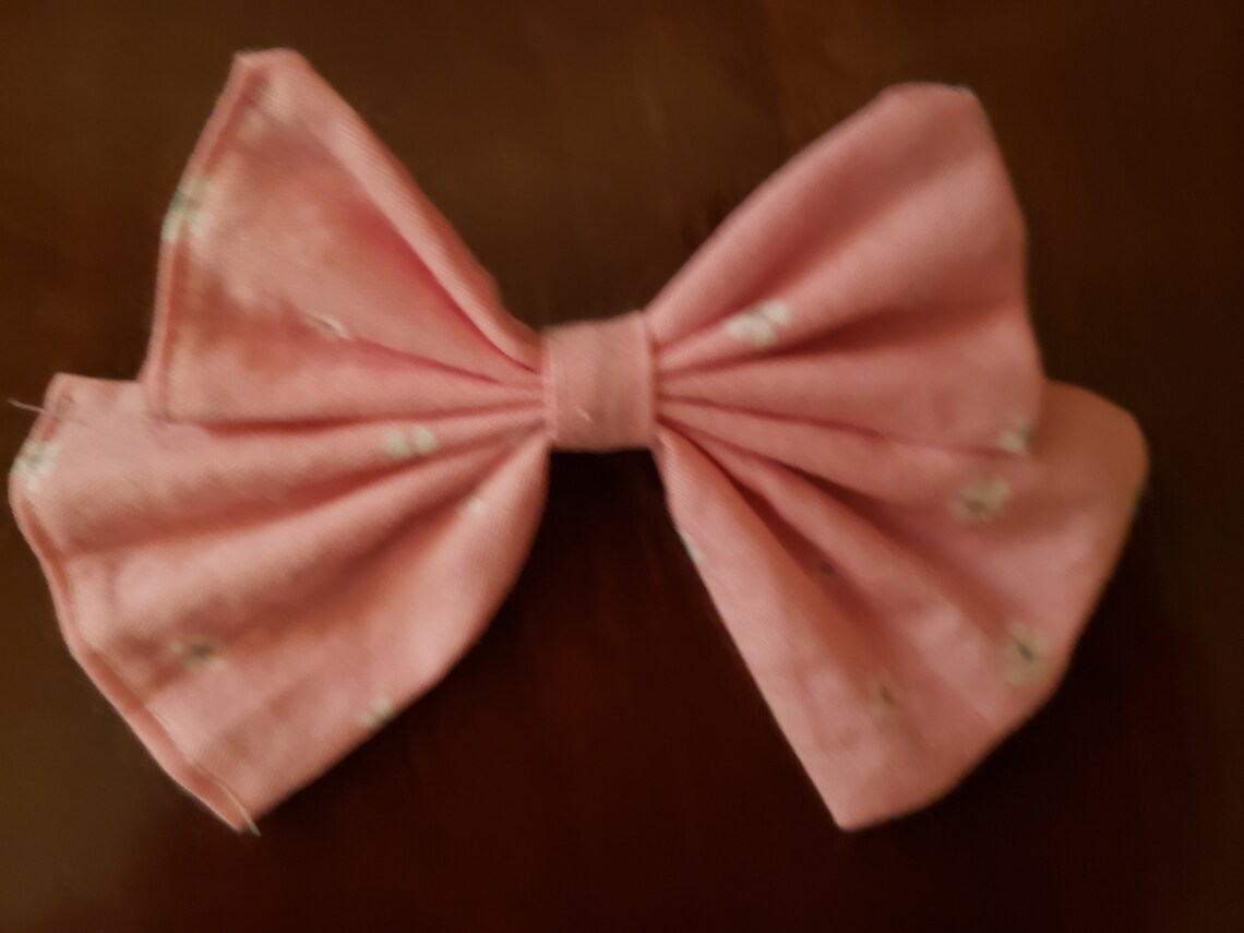 Pink Floral Lolita Mini-bow - Etsy