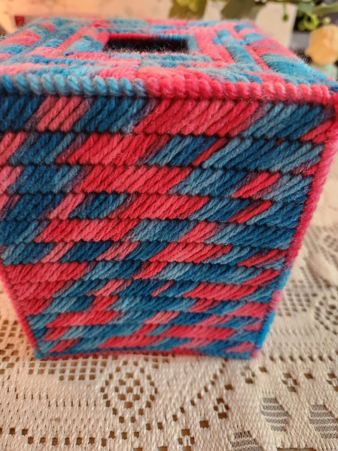 Bon-bon Print Tissue Box Cover - Etsy