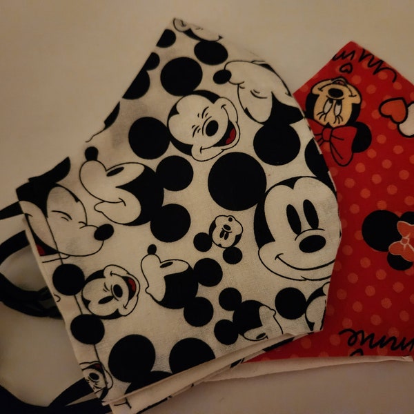 Minnie Mouse Face Mask - Etsy