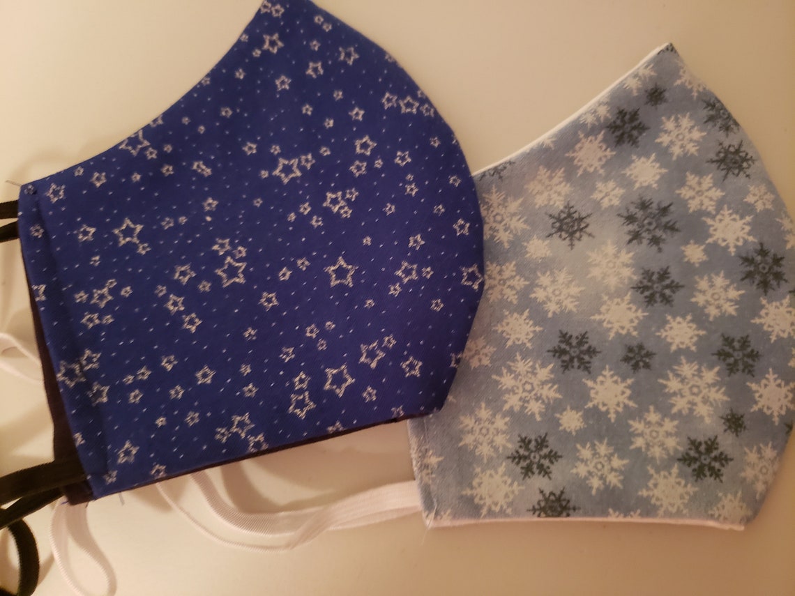 Winter Night Face Mask 2pk - Etsy