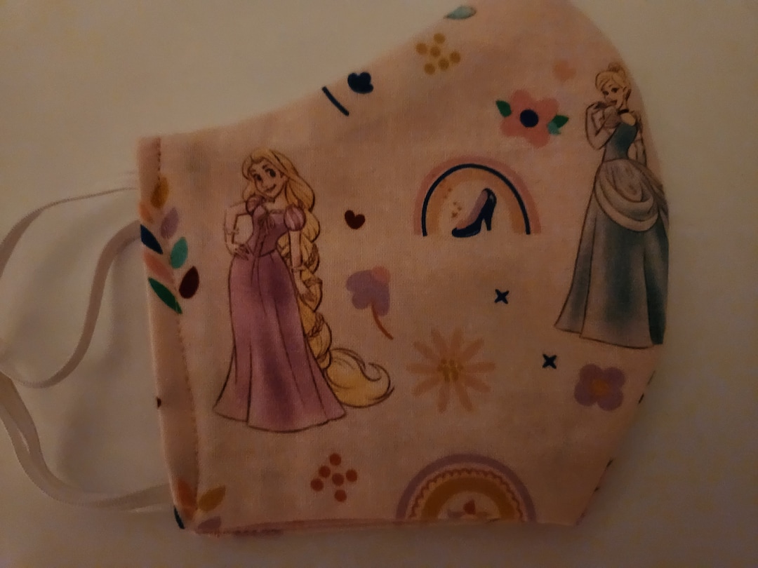 Disney Princesses Face Mask - Etsy