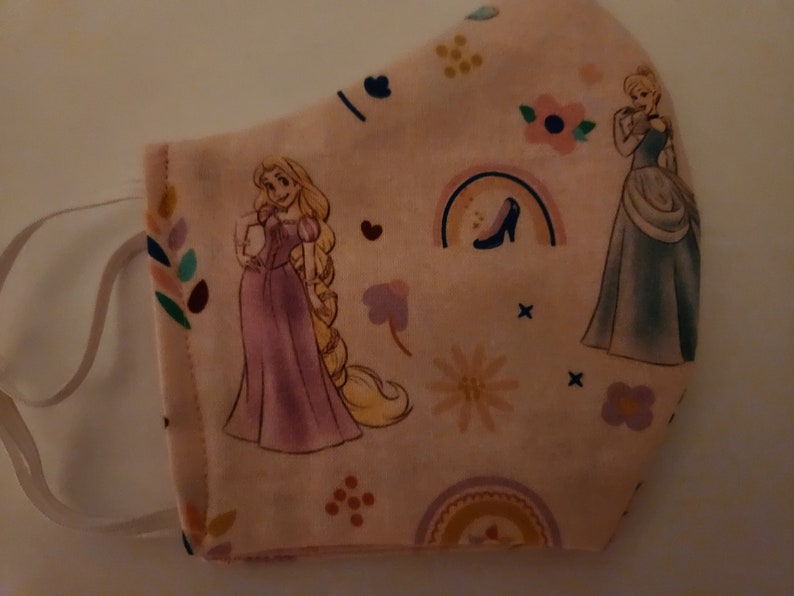 Disney Princesses Face Mask - Etsy