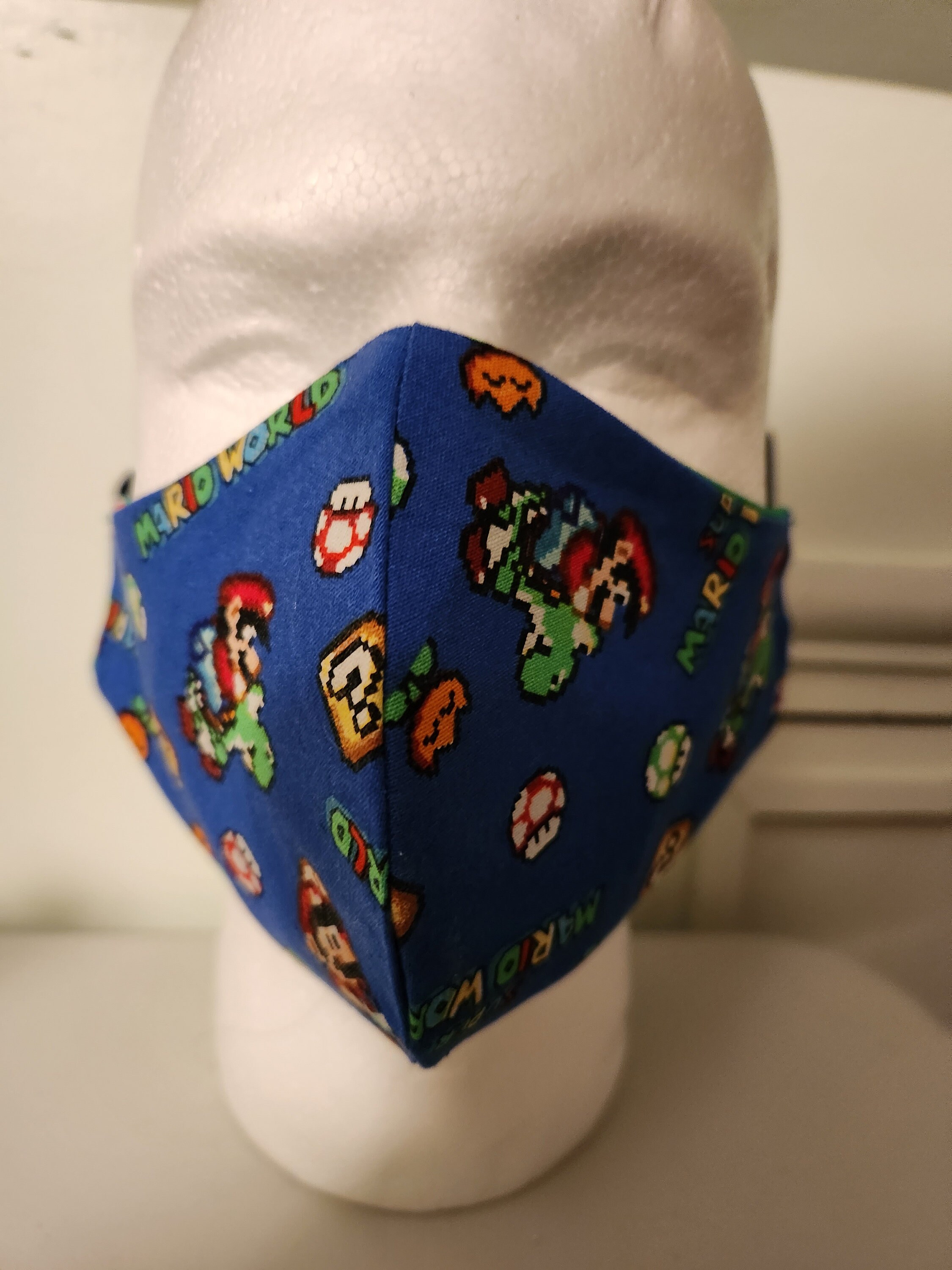 Mario Bros Face Masks - Etsy