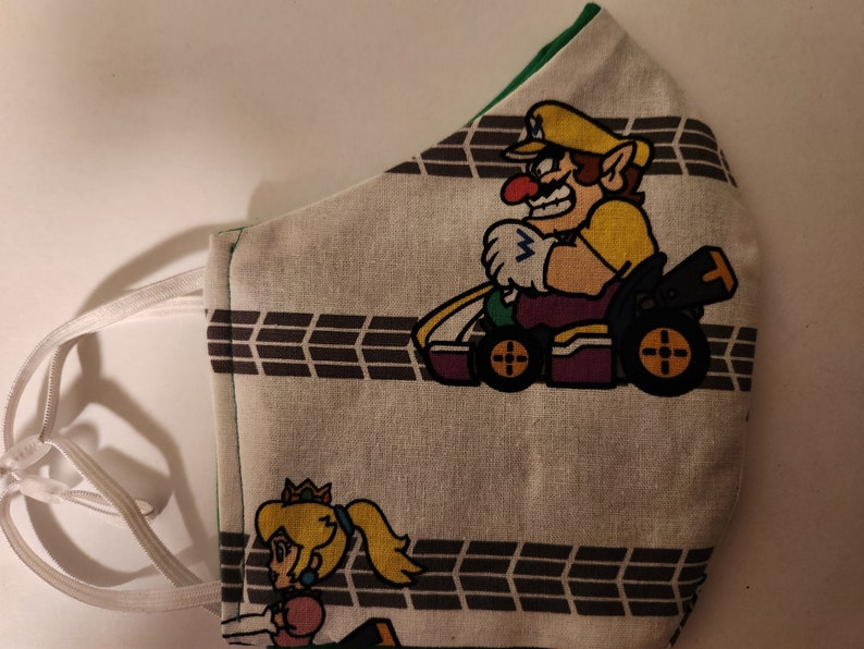 Mario Bros Face Masks - Etsy