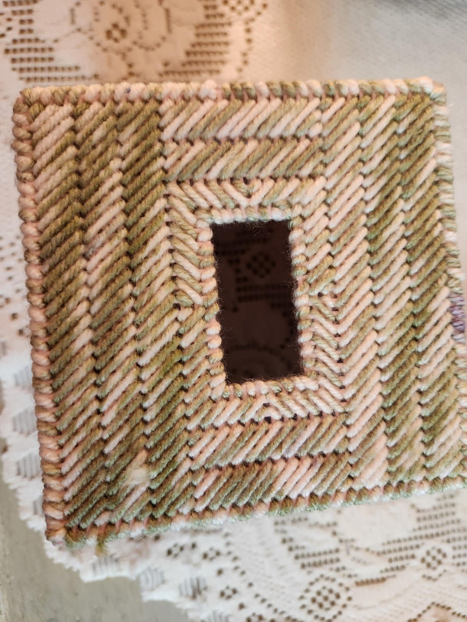 Checkered Tissue Box Cover - Etsy