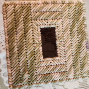 Checkered Tissue Box Cover - Etsy