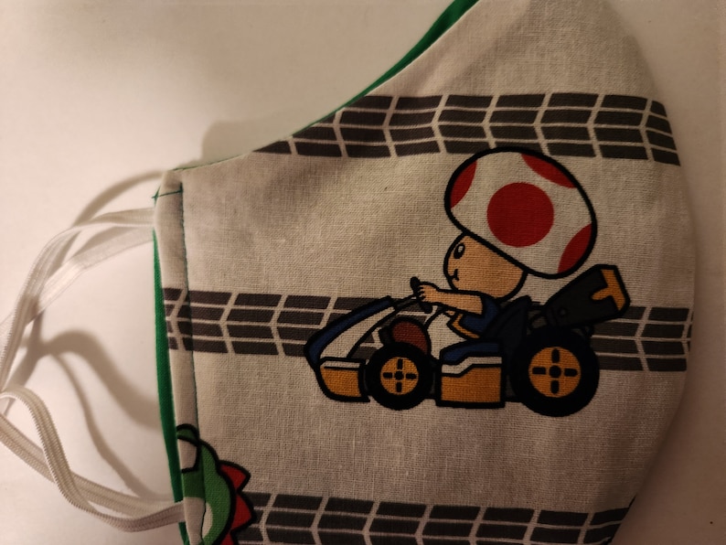 Mario Bros Face Masks - Etsy