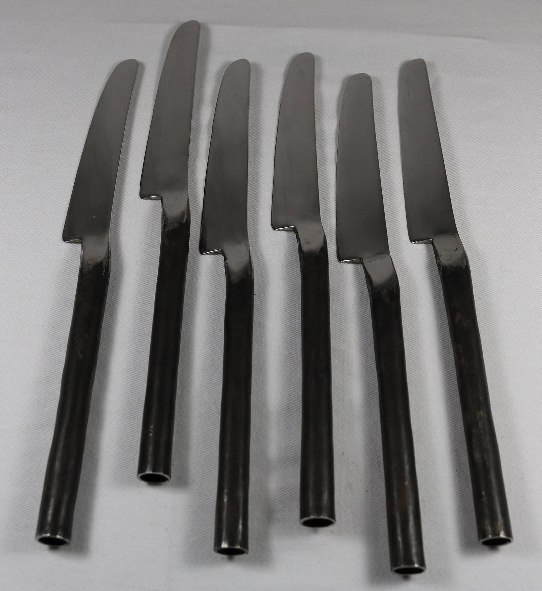Burnished Rustic Flatware Dinner Knife Brand New - Set of 6 - Etsy
