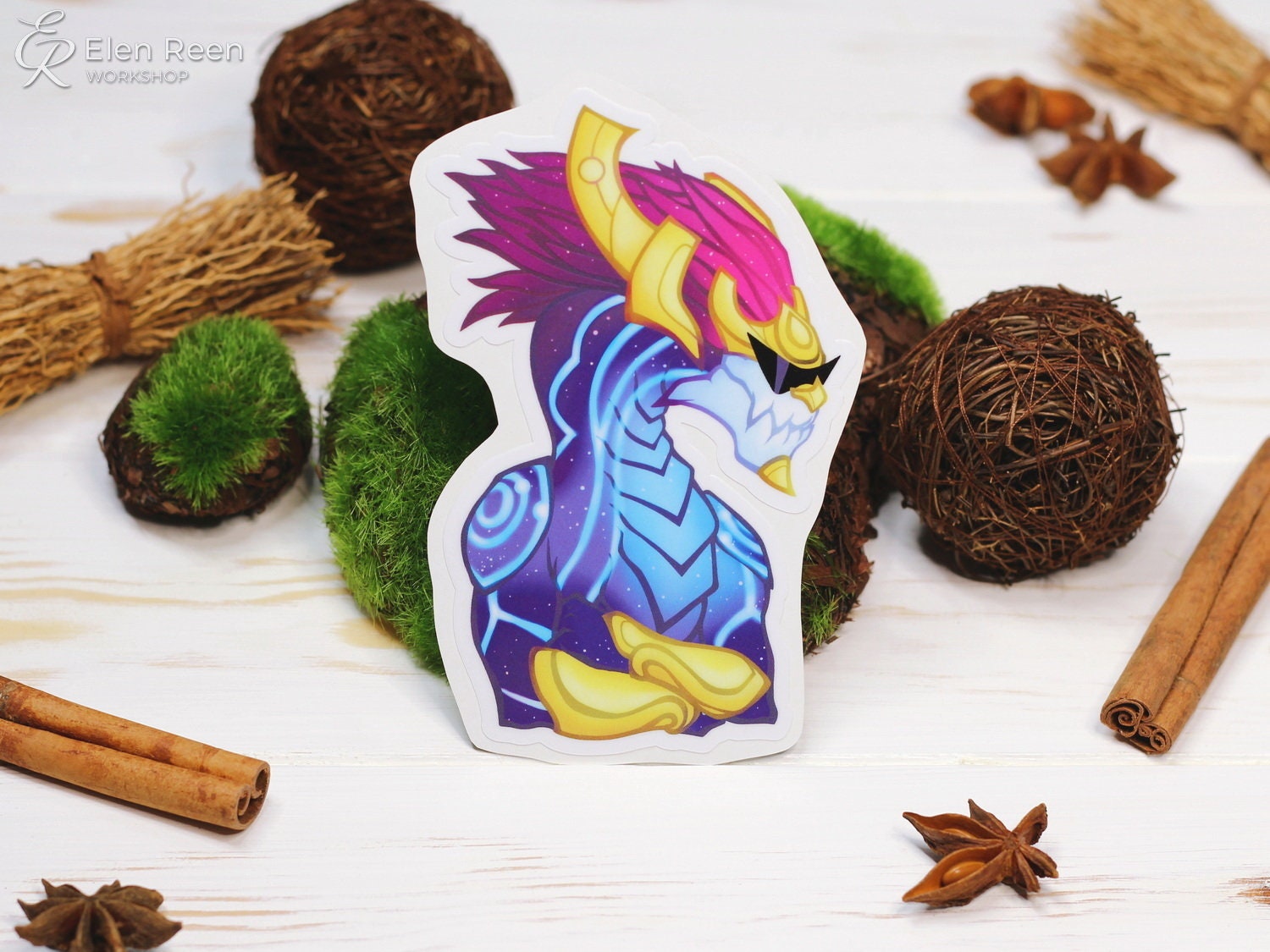 Aurelion Sol Vinyl Sticker Fan Art - Etsy Australia