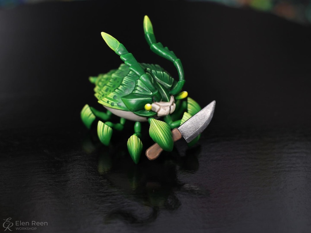 Scuttle Crab Figurine – League of Legends Inspired Handmade Collectible ...