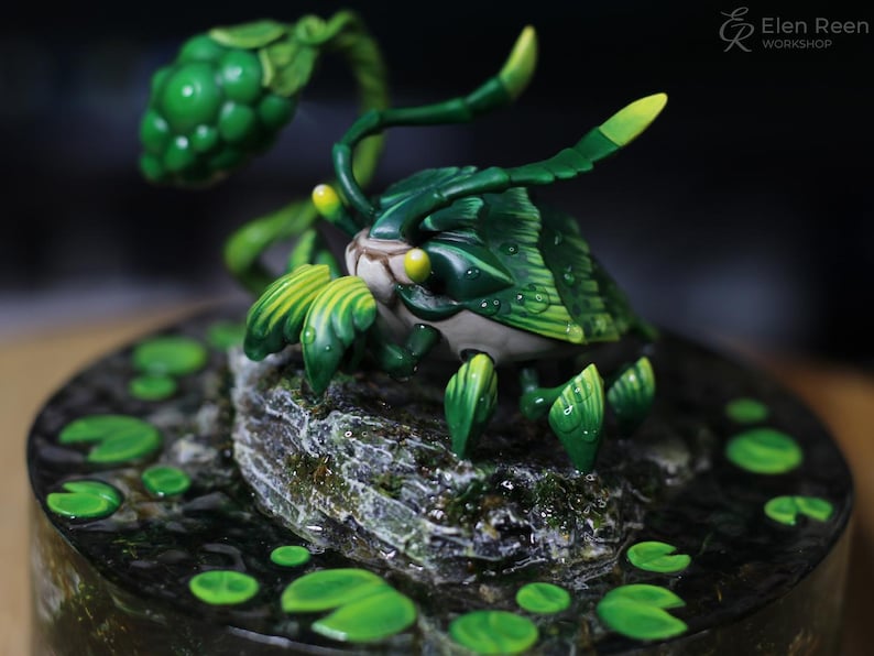 Scuttle Crab Figurine – League of Legends Inspired Handmade Collectible ...
