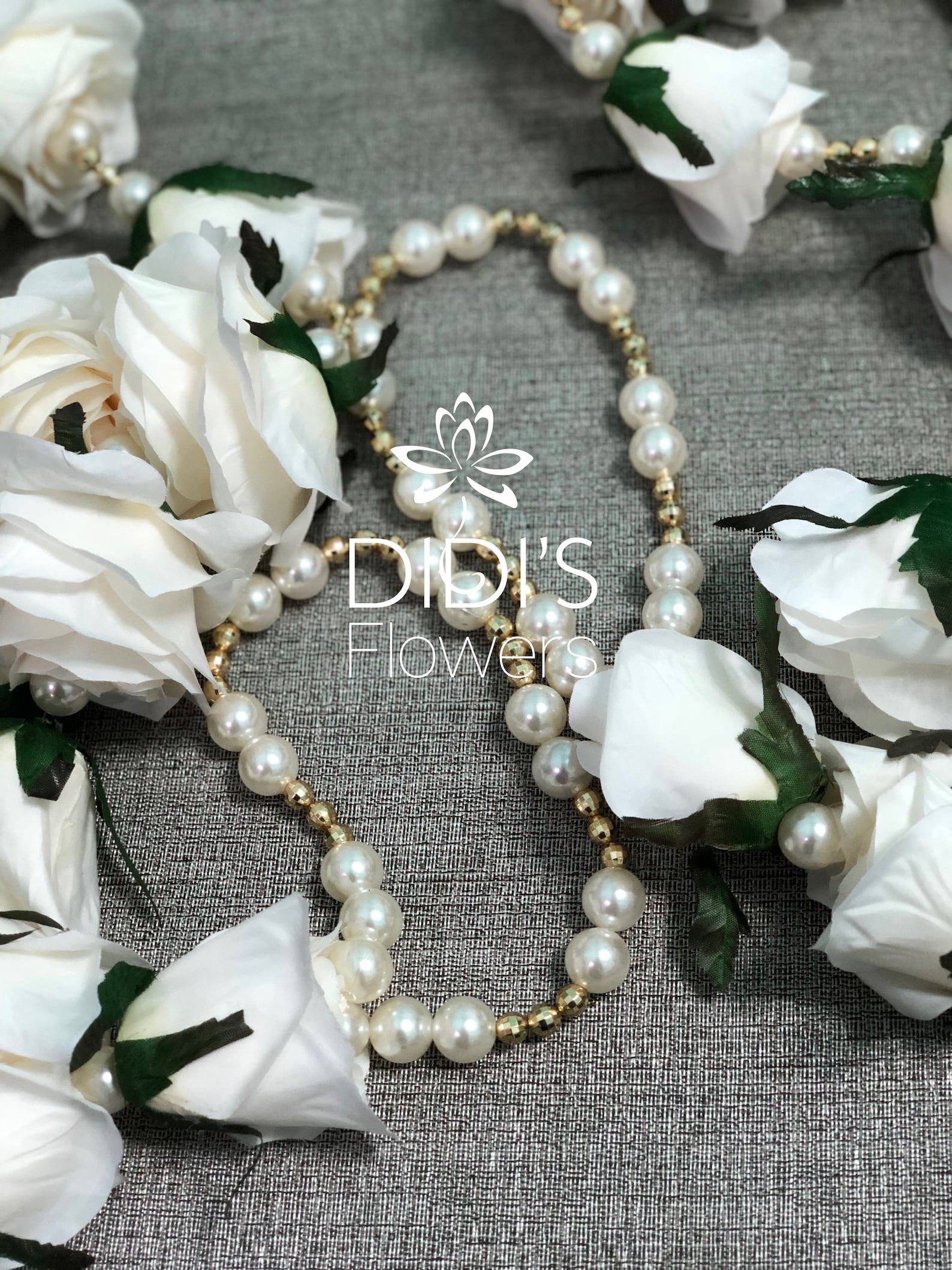 Indian Palla (single Strand), Palla, Indian Wedding, Silk Flowers, Faux ...