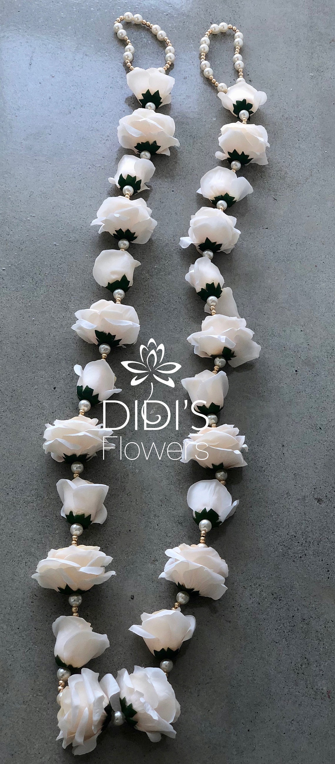 Indian Palla (single Strand), Palla, Indian Wedding, Silk Flowers, Faux ...