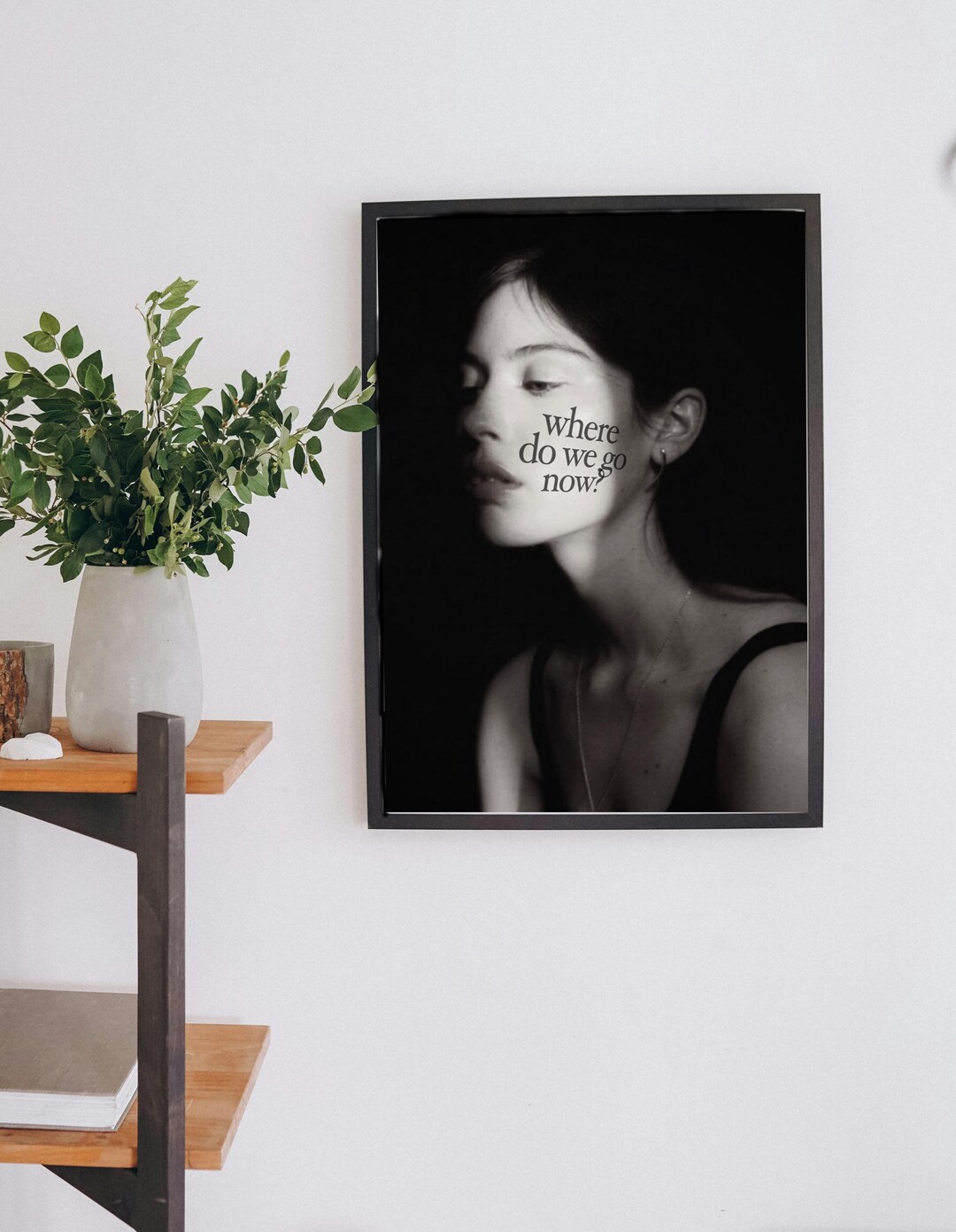 Gracie Abrams Where Do We Go Now? Poster | Black & White Aesthetic ...