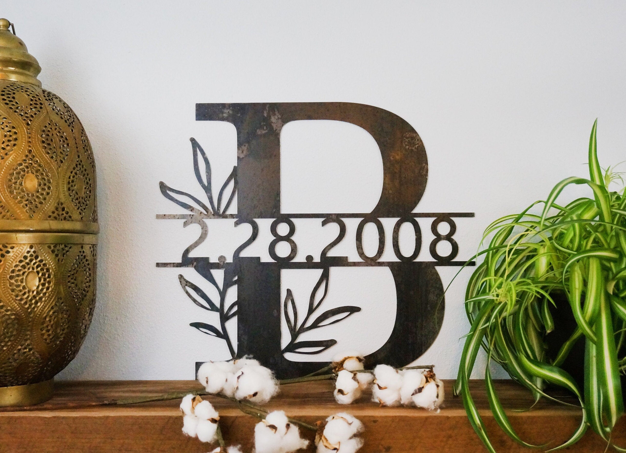 Custom Split Monogram Letter - Etsy