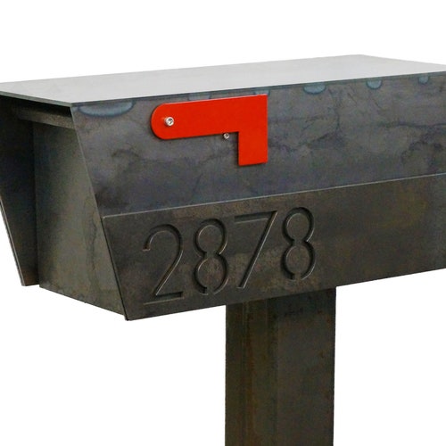 Modern Summit Mailbox Heavy Duty Industrial Custom - Etsy