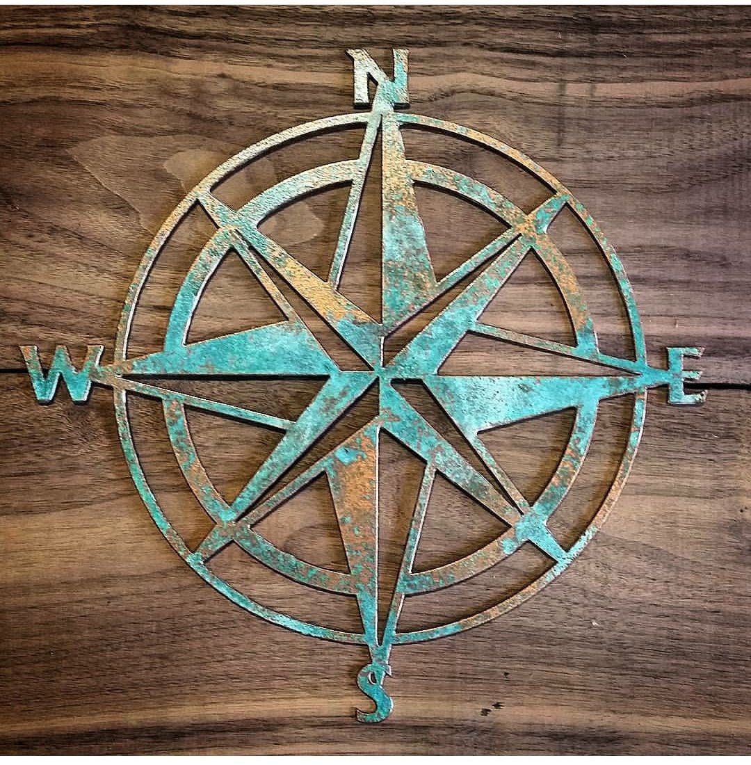 Compass Sign Nautical Boat Boat House Dock Marine | Etsy