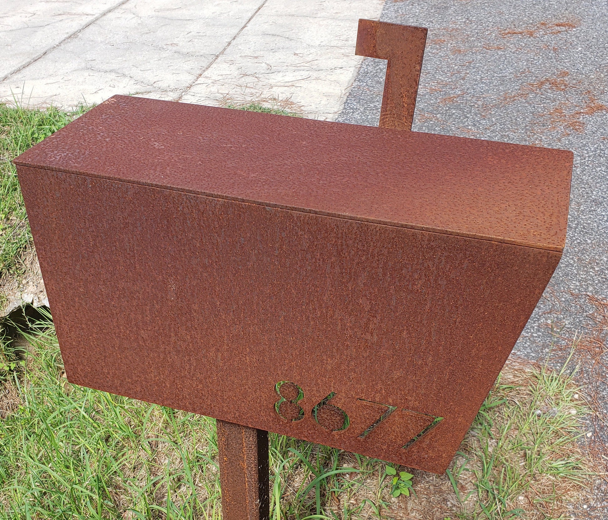 Modern Summit Mailbox Heavy duty Industrial Custom | Etsy