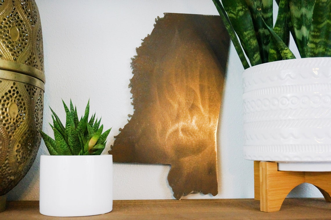 Mississippi State Sign I Love Mississippijacksonbiloxi | Etsy