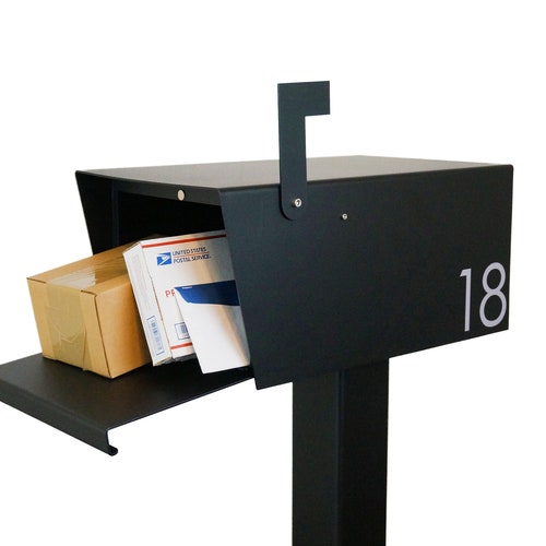Modern Sierra Mailbox Grande Extra Large Powder Coat Flat - Etsy