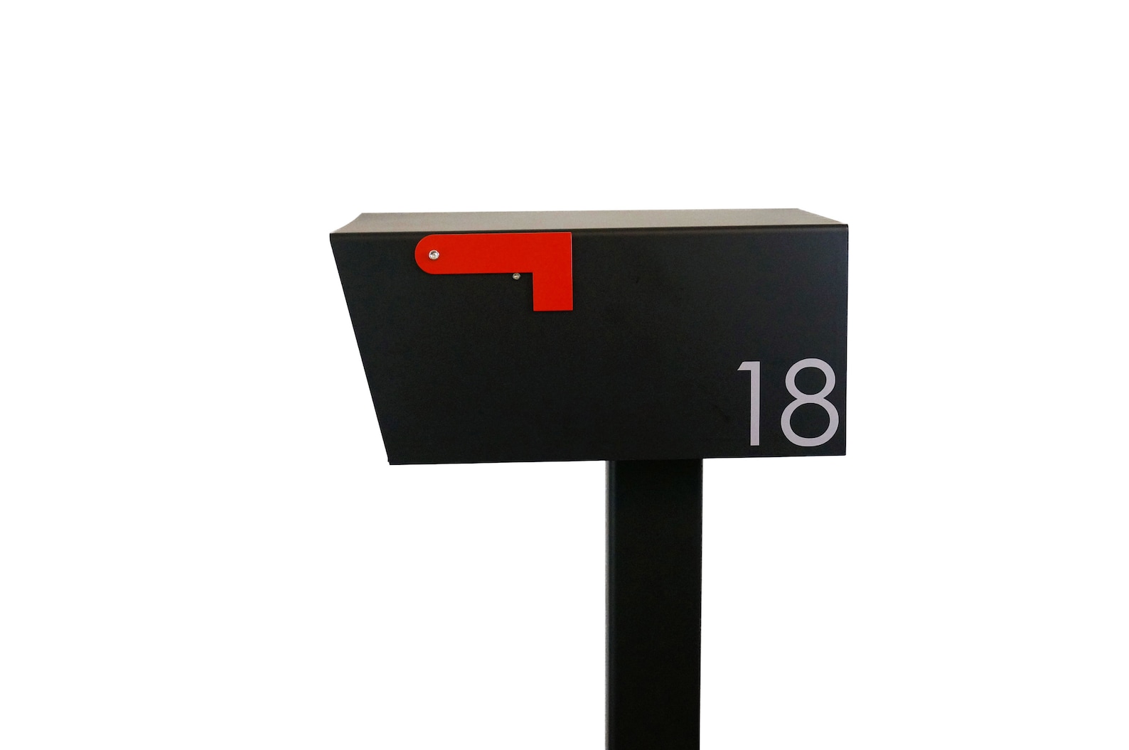 Modern Sierra Mailbox Powder Coat Flat Black - Etsy