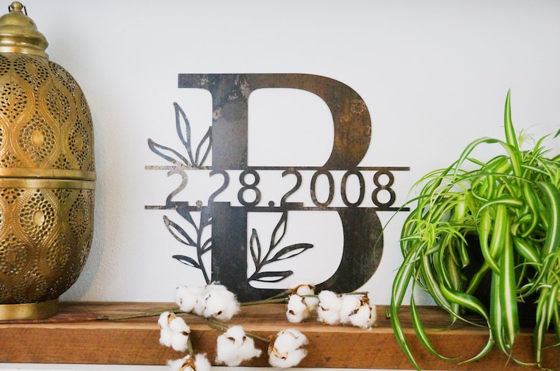 Custom Split Monogram Letter - Etsy