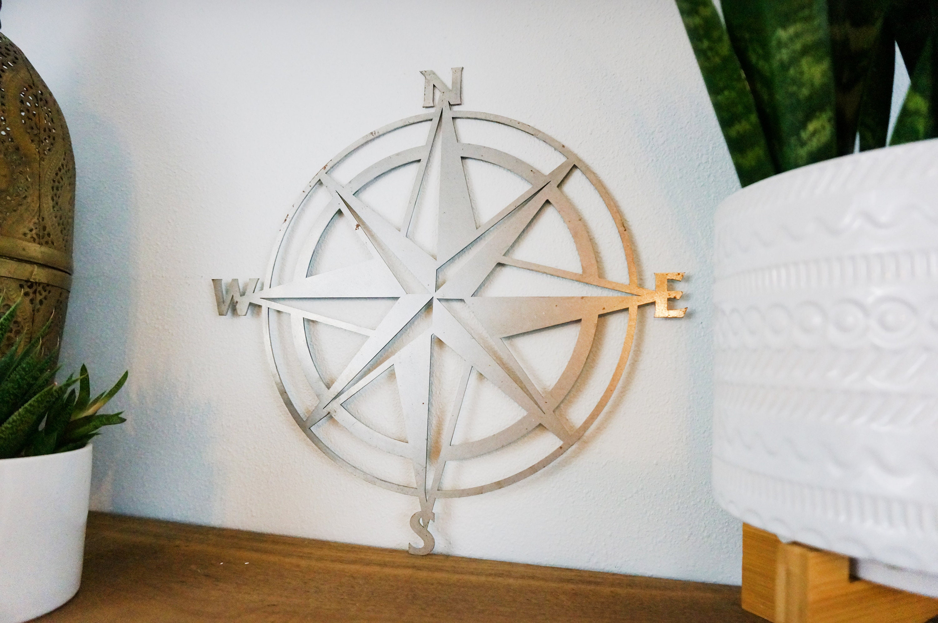 Compass Sign Nautical Boat Boat House Dock Marine - Etsy