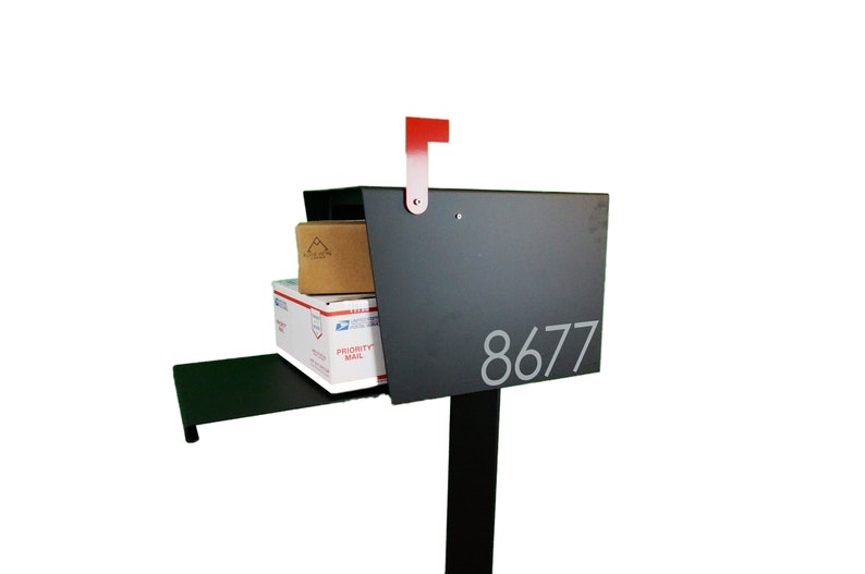Modern Sierra Mailbox Grande Extra Large Powder Coat Flat - Etsy