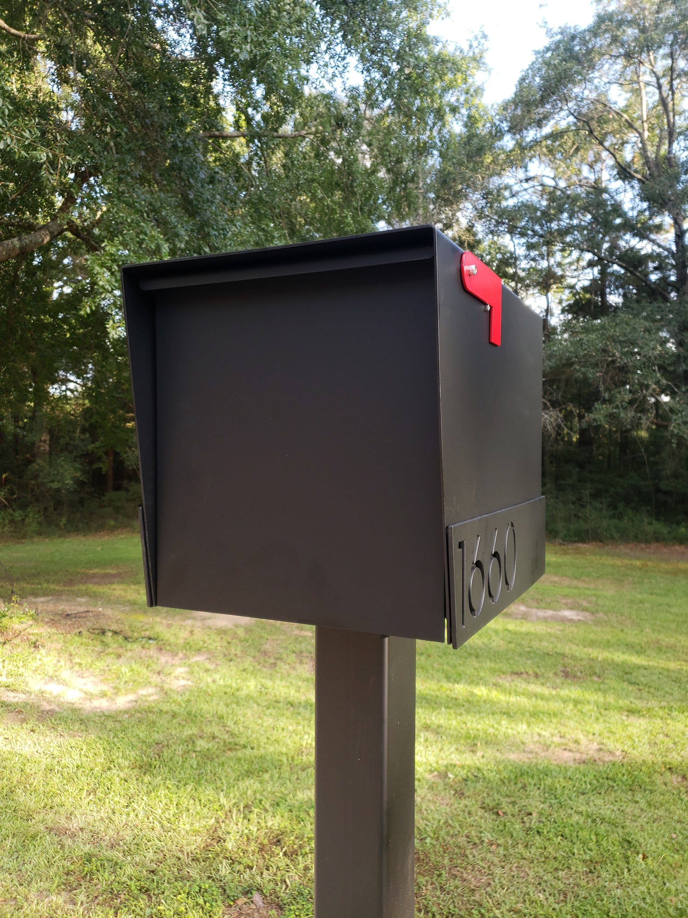 Modern Sierra Mailbox Grande Extra Large Powder Coat Flat - Etsy