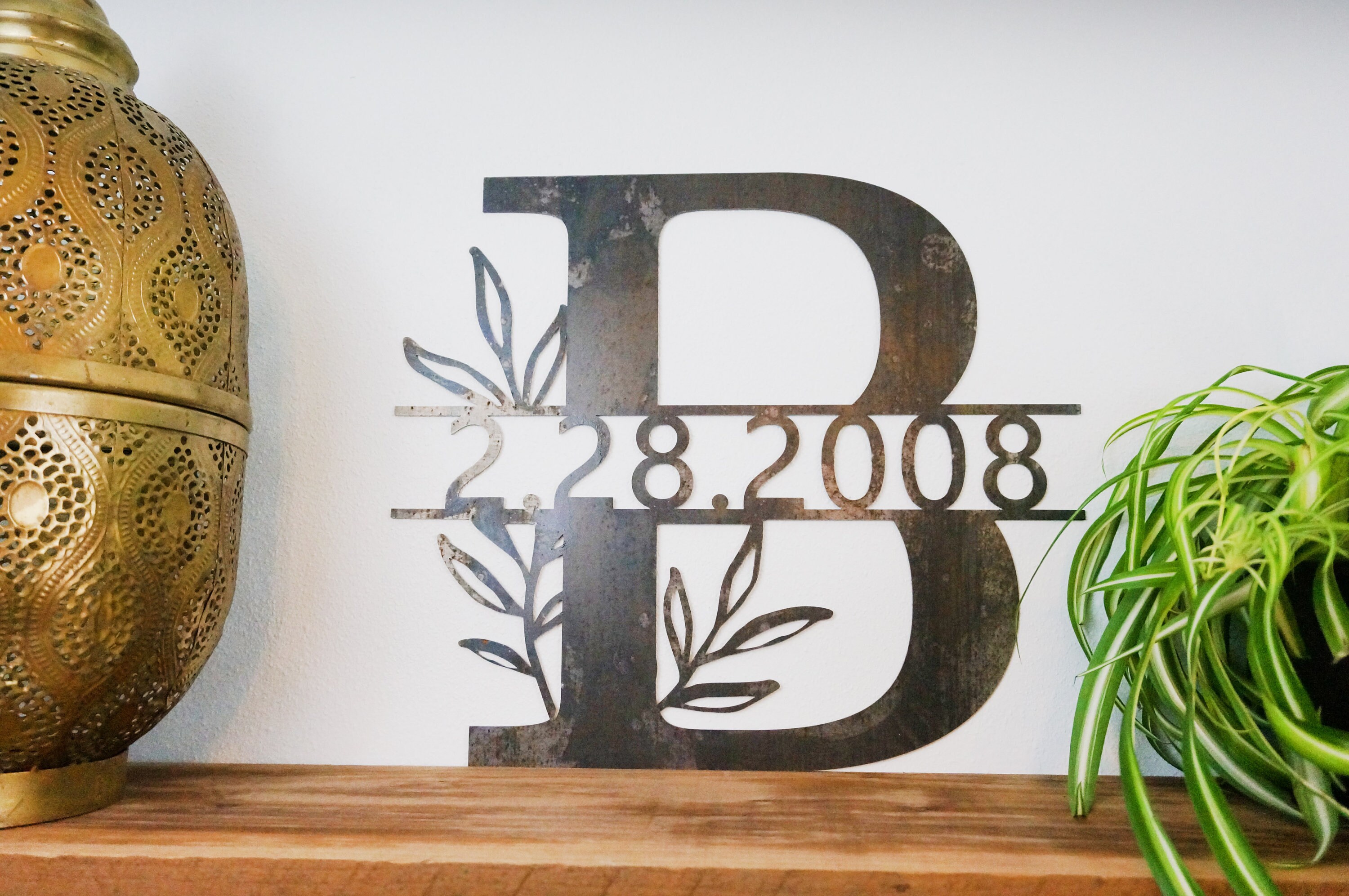 Custom Split Monogram Letter - Etsy