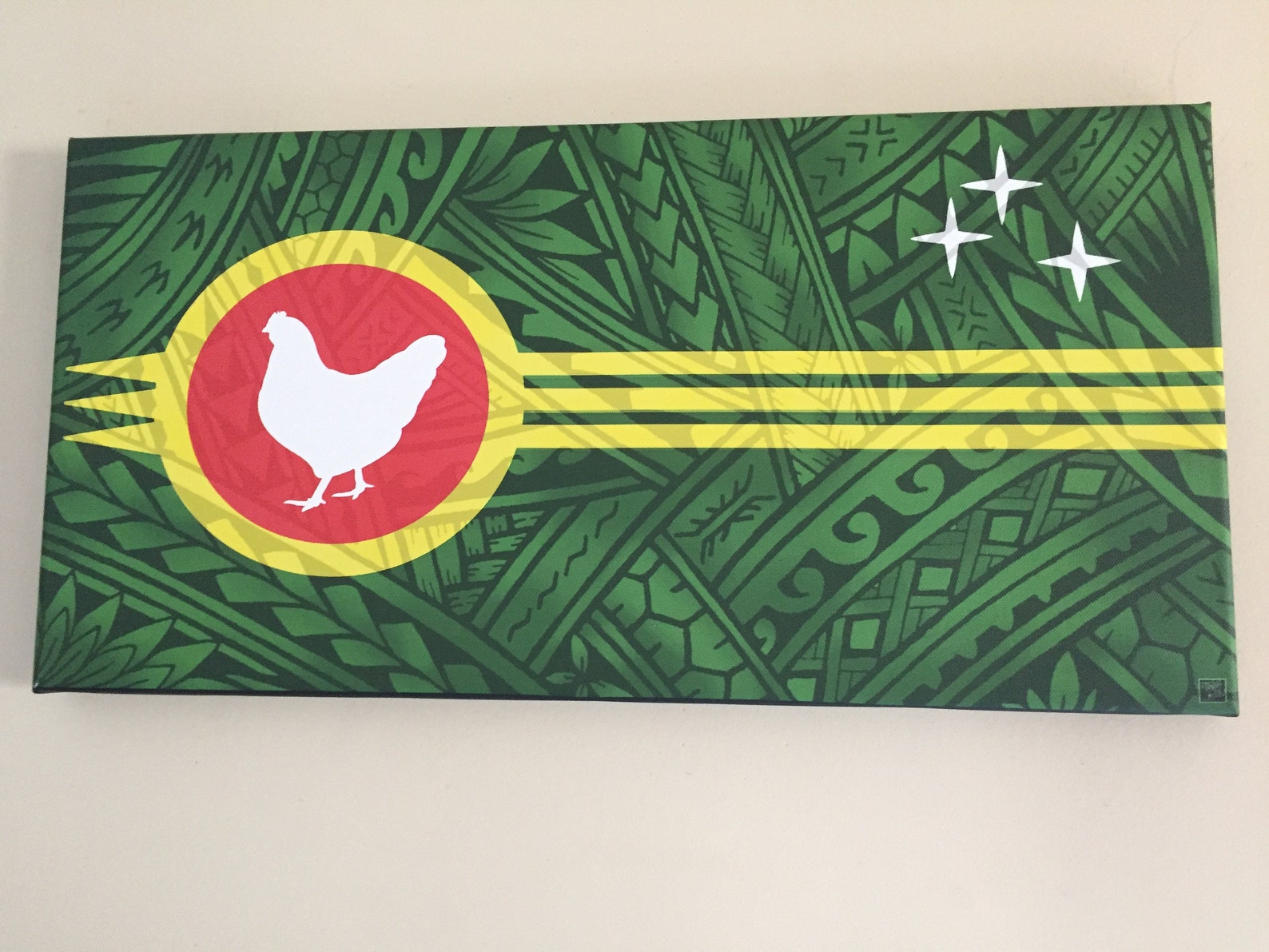 Manua Samoa Flag Artwork - Etsy