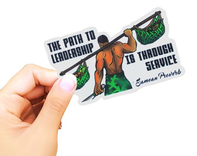 Samoan Proverb Leadership Quote Inspirational Glossy Sticker - Etsy
