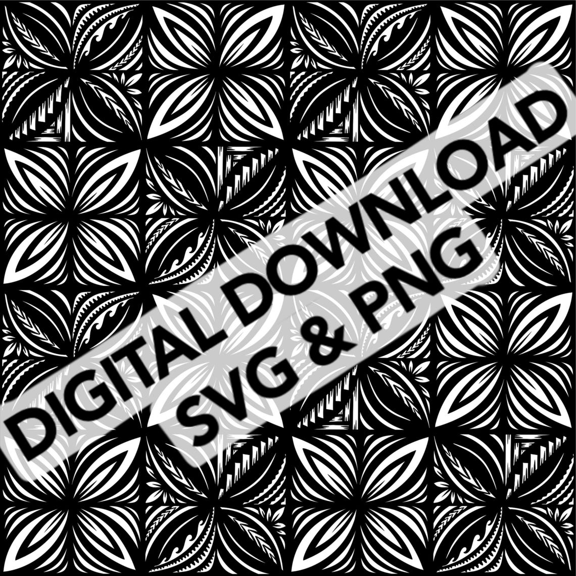 Commercial Use Personal Use Tuli Pattern Polynesian Floral Art Samoan ...